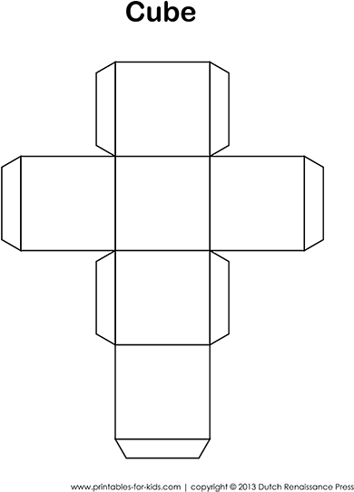 Download 3d Shapes Templates Square - Full Size PNG Image - PNGkit