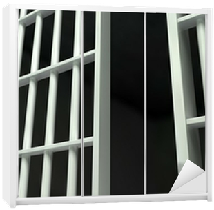Download Transparent White Bar Jail Cell Perspective Unlocked Wardrobe ...