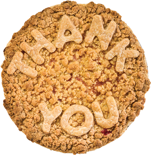 Download Thank You Pie2 - Thank You In Food Background - Full Size PNG ...