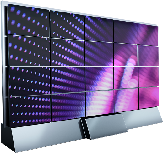 Download Large Format Displays And Media Walls - Wall - Full Size PNG ...