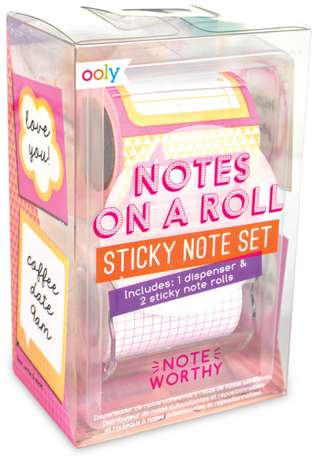 Download Notes On A Roll Sticky Note Set - Ooly Notes On A Roll Sticky ...