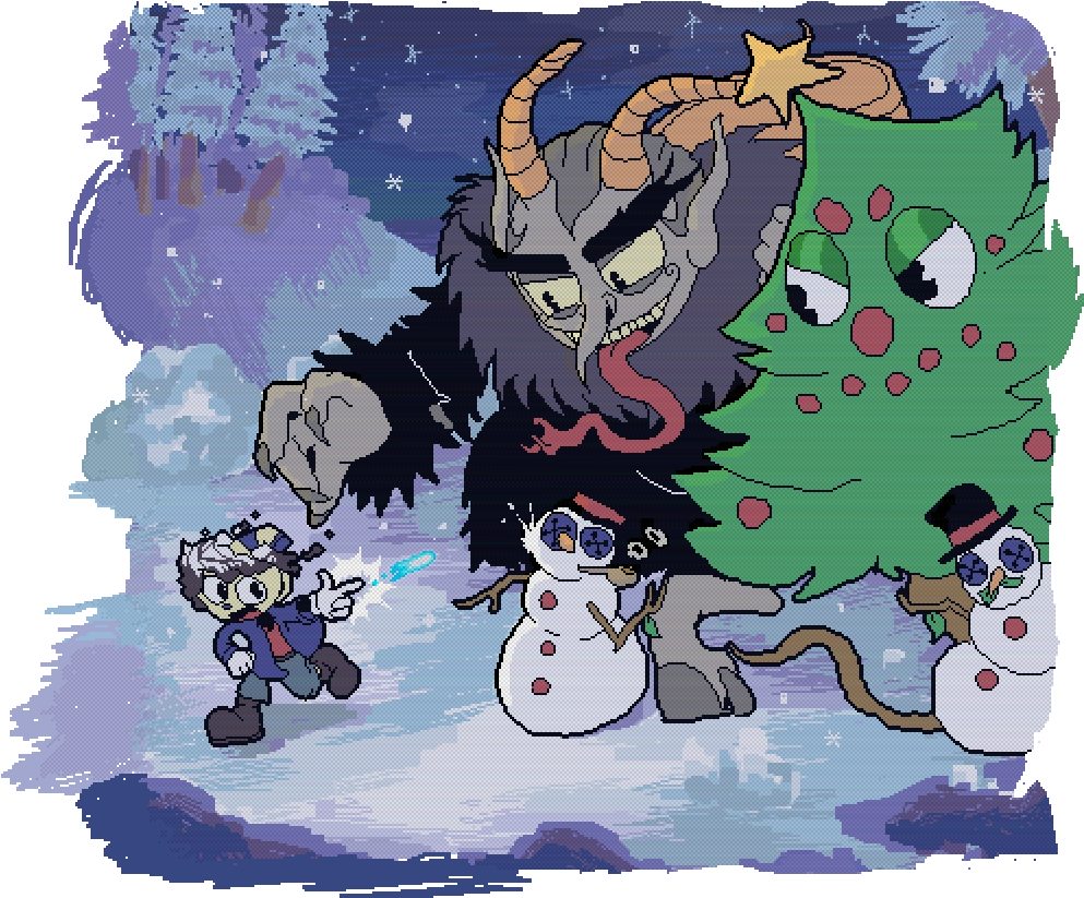 Download Transparent Secret Santa - Cartoon - PNGkit