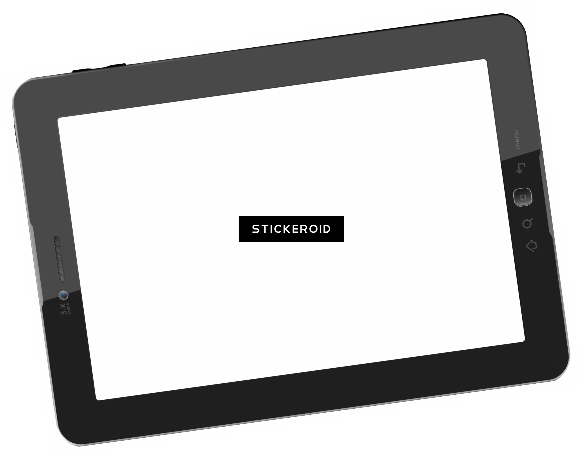 Download Tablet Frame - Flat Panel Display - Full Size PNG Image - PNGkit