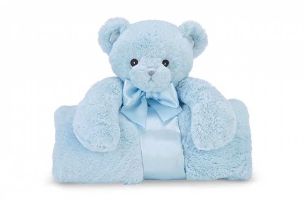 Download Bearington Baby Cuddle Me Stroller Blanket (blue Huggie - Full ...