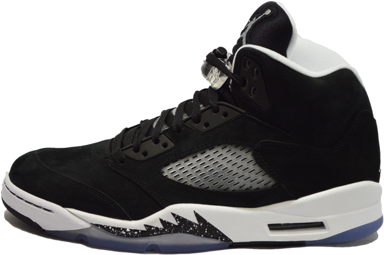 Download Air Jordan 5 "oreo" - Jordan Shoes Oreo 5 - Full Size PNG ...