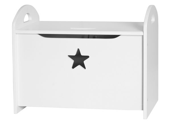 Download White Star Box - Förvaringslåda Trä För Leksaker - Full Size ...