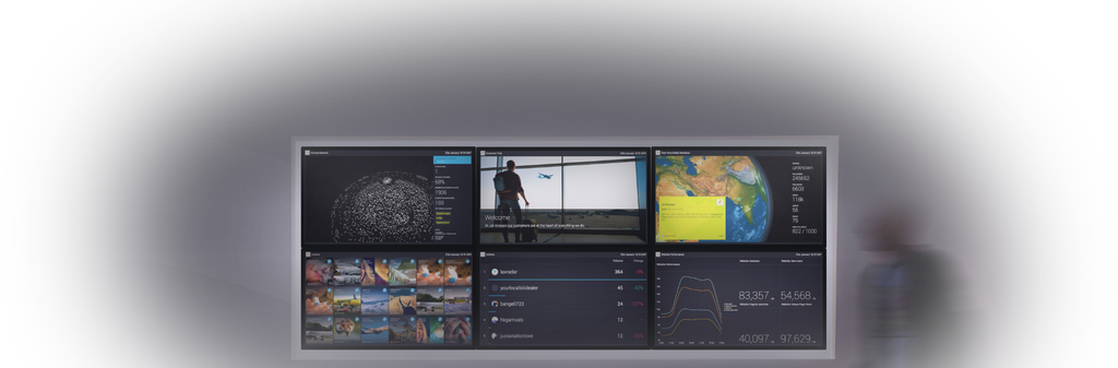 Download Marketing Data Visualized In Real-time - Flat Panel Display ...