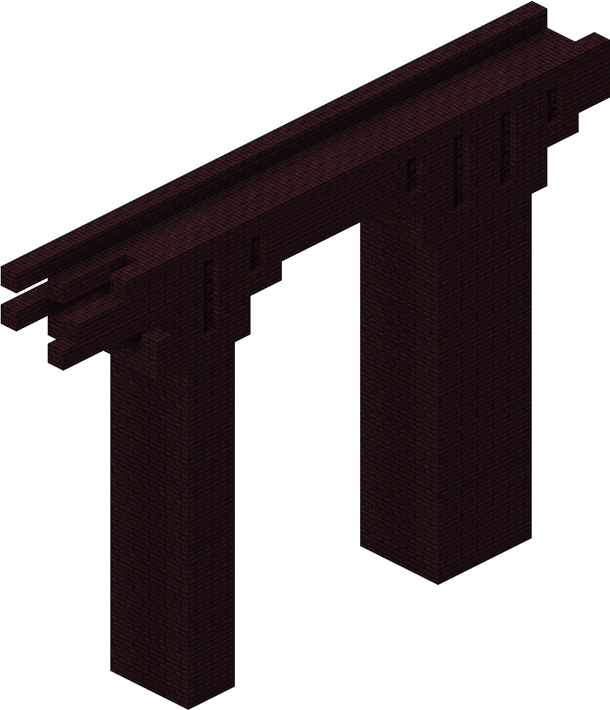 Download 其他解析度：190 × 240 像素 - Minecraft Nether Fortress Bridge - Full ...