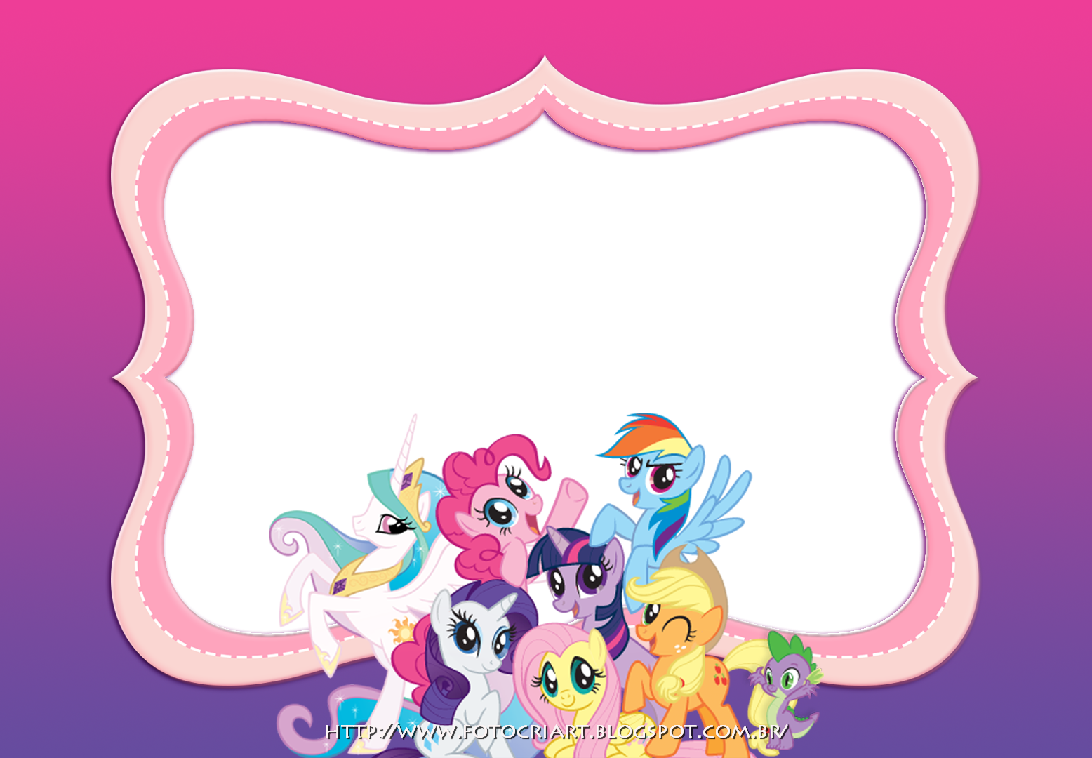 Download Thank You Card My Little Pony - Full Size PNG Image - PNGkit