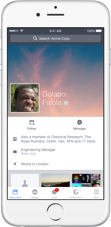 Download Facebook For Work - Facebook - Full Size PNG Image - PNGkit