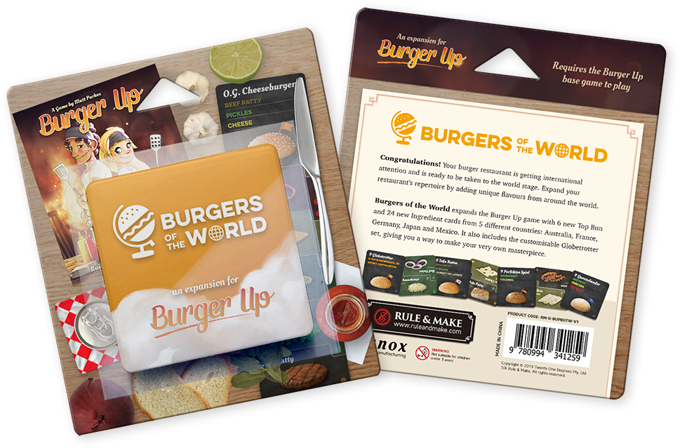 Download Burgers Of The World Expansion For Burger Up - Burger Up ...