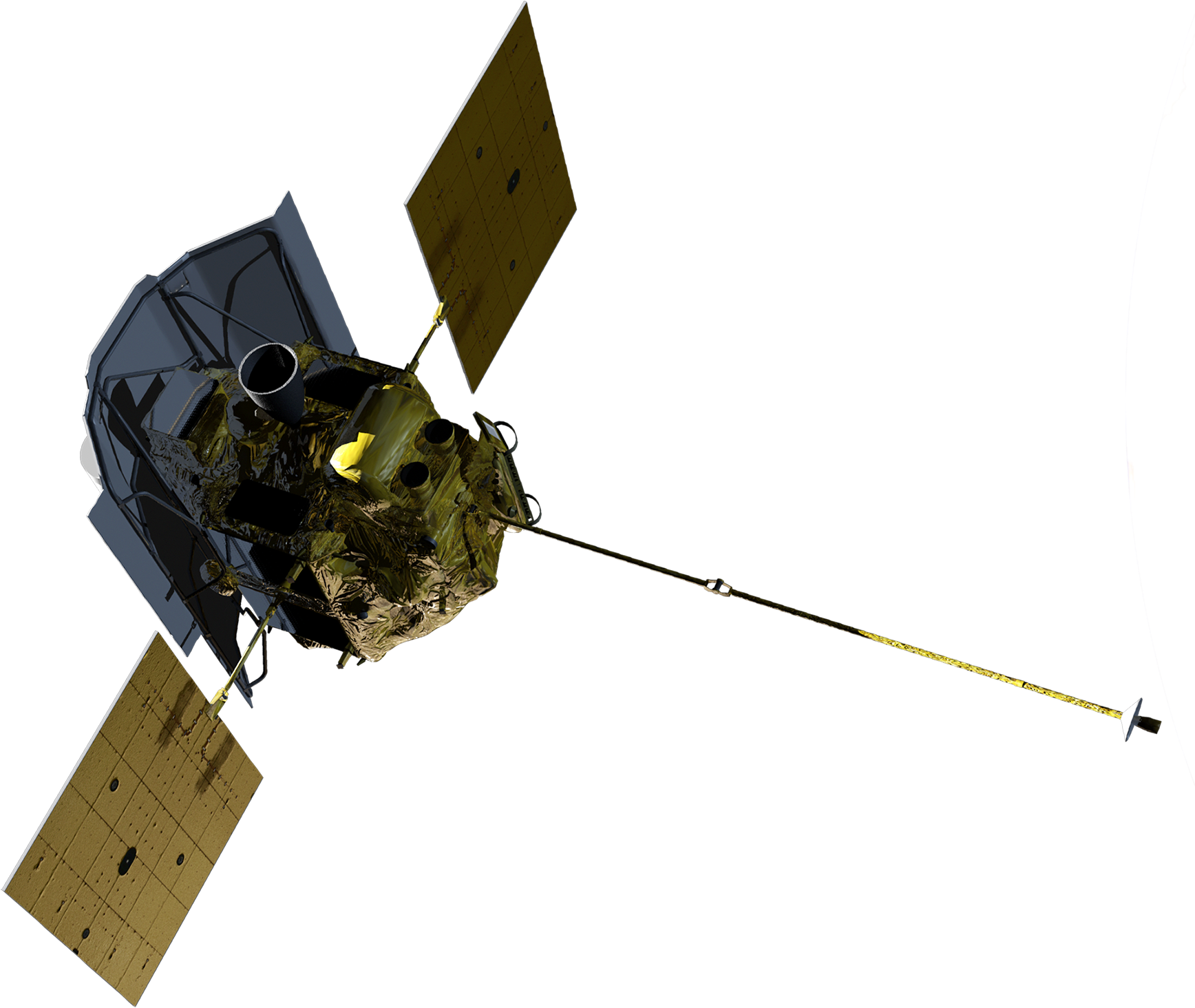 Download [ Hi Res Png - Messenger Spacecraft White Background - Full ...