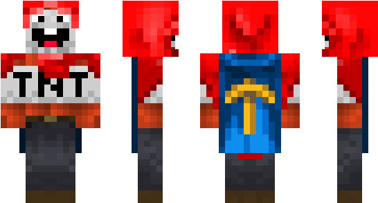 Download Minecraft Skin Explodingtnt - Explodingtnt Skin - Full Size ...