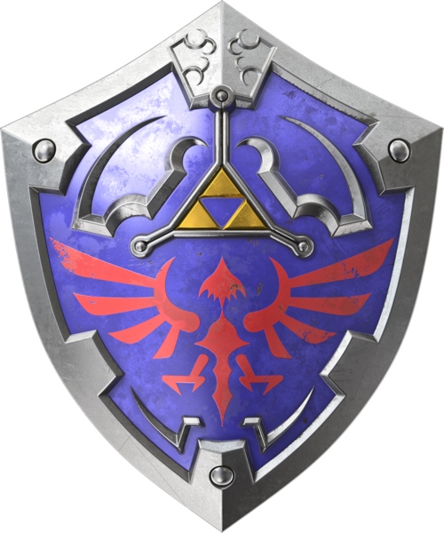 Download 500px-tphd Hylian Shield Artwork 1 - Twilight Princess Hylian Shield - Full Size PNG ...