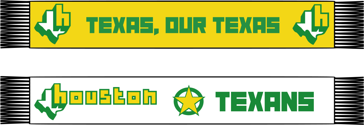 Download Scarf Houston Texans - Green And Yellow - Full Size PNG Image ...
