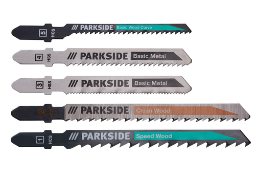 Download Jigsaw Blade Set, Universal - Parkside Stichsägeblattset Pstz ...