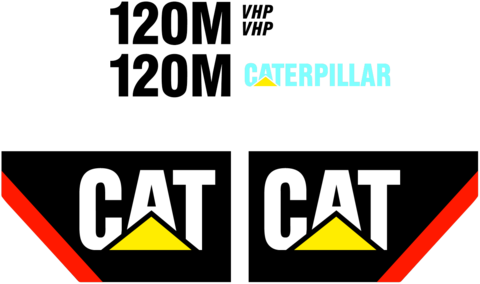 Download Caterpillar 120m Decal Set - Caterpillar Cat Ez-fit 11x19 Mud ...