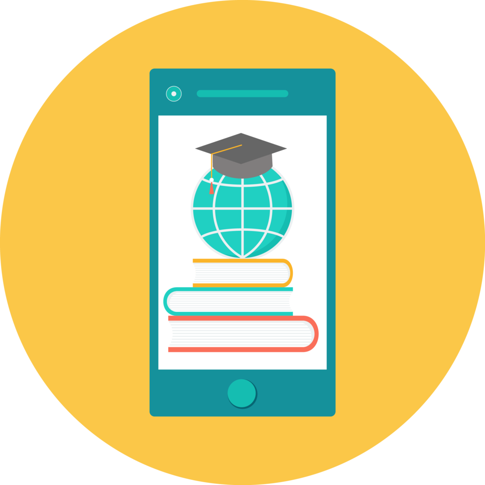 Download Smartphone - Mobile Learning Icon - Full Size PNG Image - PNGkit