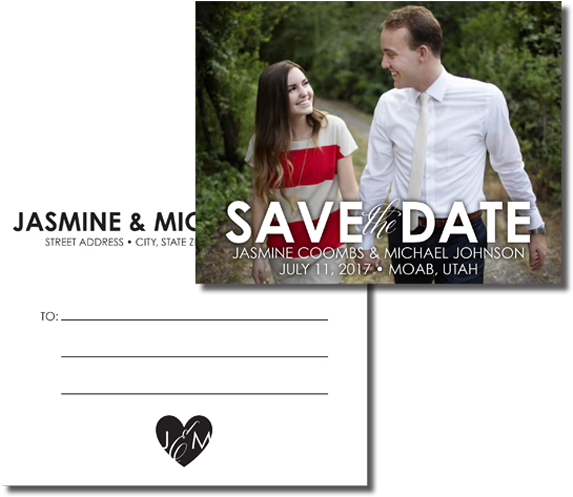 Download Save The Date Two Sided - Save The Date - Full Size PNG Image ...