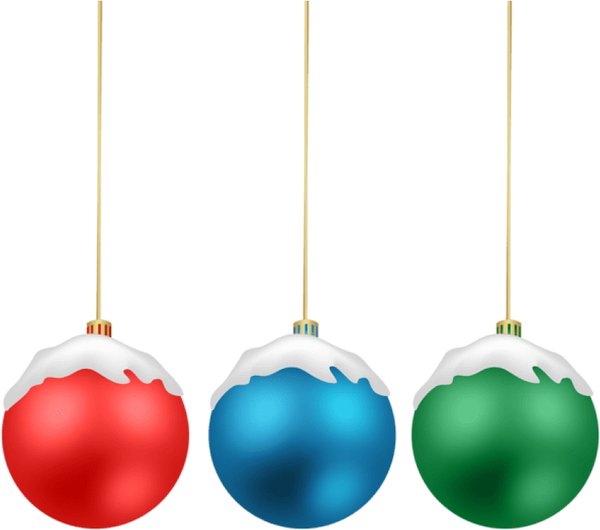 Download Free Png Christmas Balls With Snow Png Png Images Transparent ...