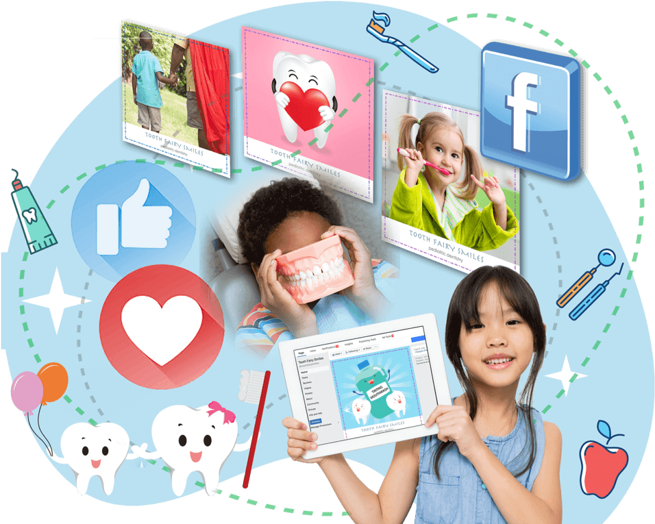 Download Fun And Informative Toothy Tips - Collage - Full Size PNG ...