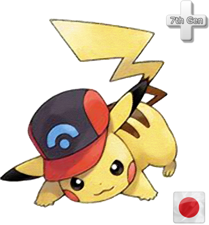 Download Pikachu With Ash's - Cap Pikachu Sun And Moon - Full Size PNG ...