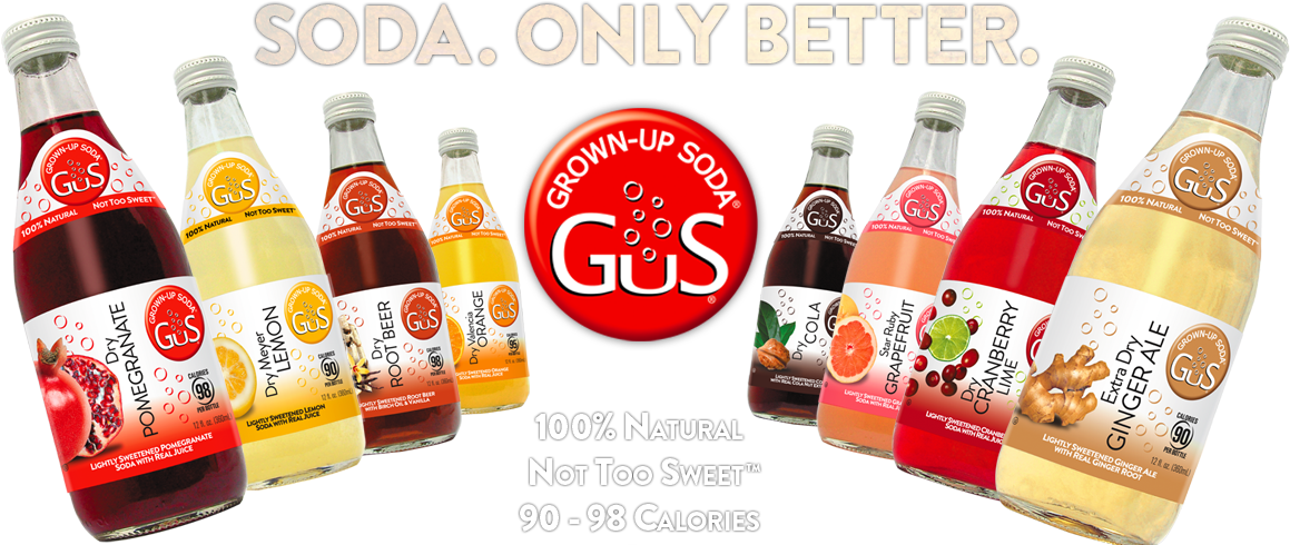 Download Gus Is 100% Natural And Not Too Sweet - Gus Extra Dry Ginger ...