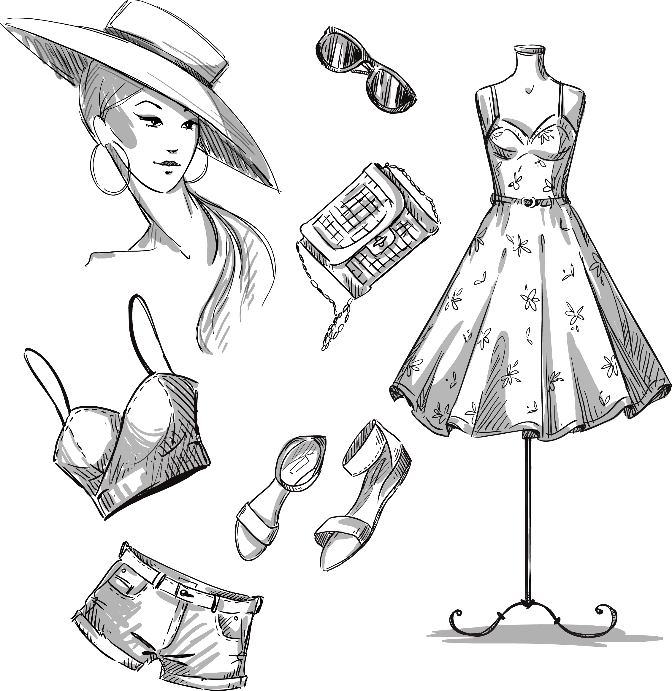 Download Transparent Dress Stock Photography Clothing Women Clothes ...