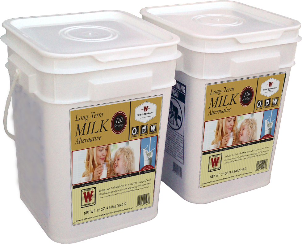 Download 240 Serving Milk Bucket - Wise Foods Wise Emergency Food 120 ...