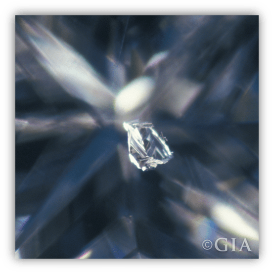 Download Diamond Knot Magnified - Diamond Inclusions - Full Size PNG ...