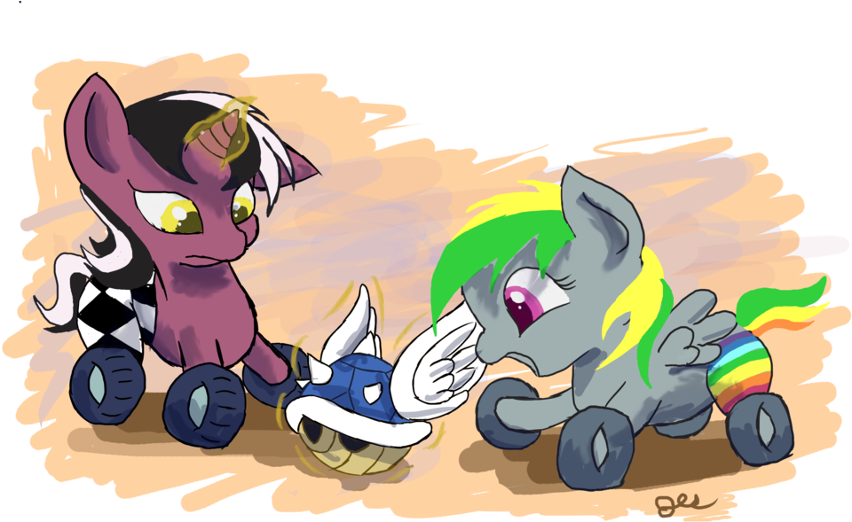 Download Owlvortex, Blue Shell, Crossover, Mario Kart, Oc, Oc - Cartoon ...