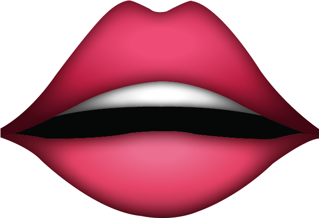 Download Lips Emoji V=1480481040 - Lips Emoji - Full Size PNG Image ...