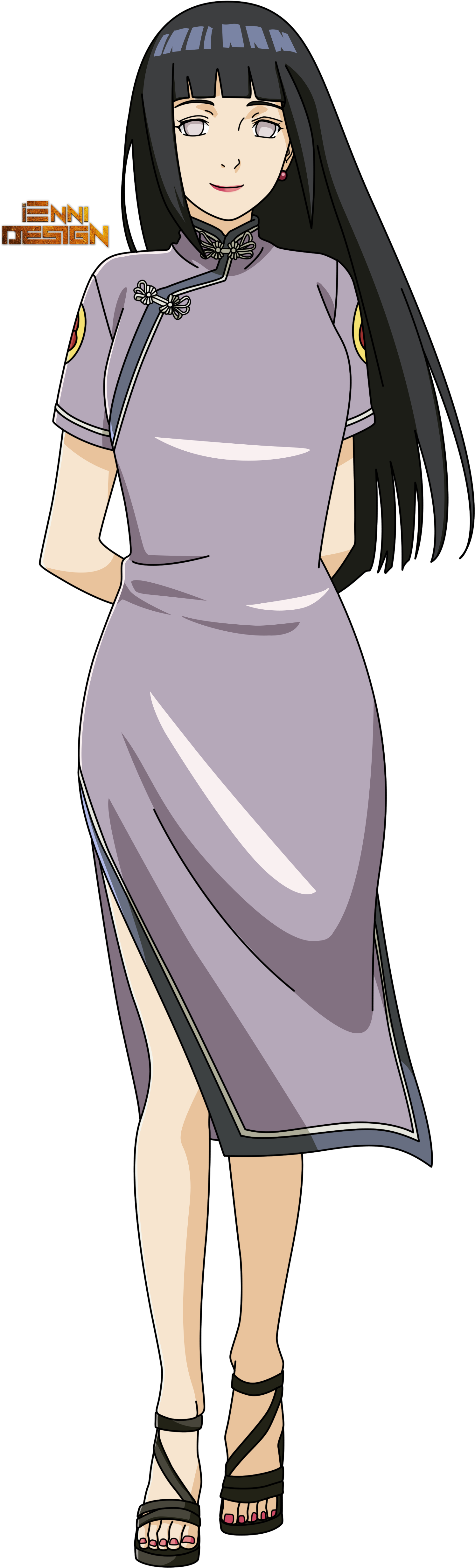 Download Hinata Transparent Dress - Hinata Hyuga Chinese Dress - Full Size PNG Image - PNGkit