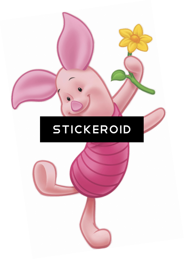 Download Transparent Piglet With Flower - Disney Jumbo Piglet ...