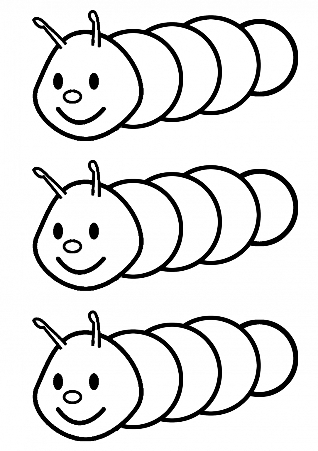 Download Large Size Of How To Draw A 3d Caterpillar On Leaf - Drawing ...