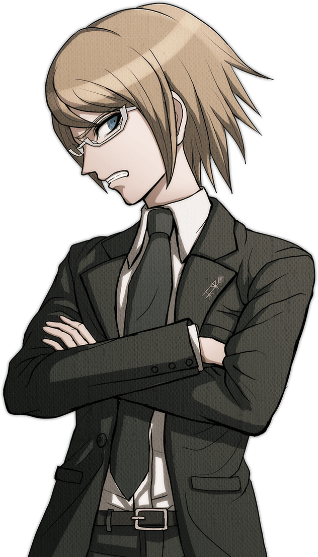 Download Byakuya Togami Another Episode Halfbody Sprite - Full Size PNG ...