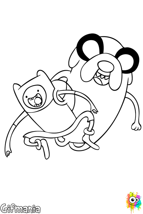 Download Drawings Time With Finn And Jake - Finn And Jake Coloring ...