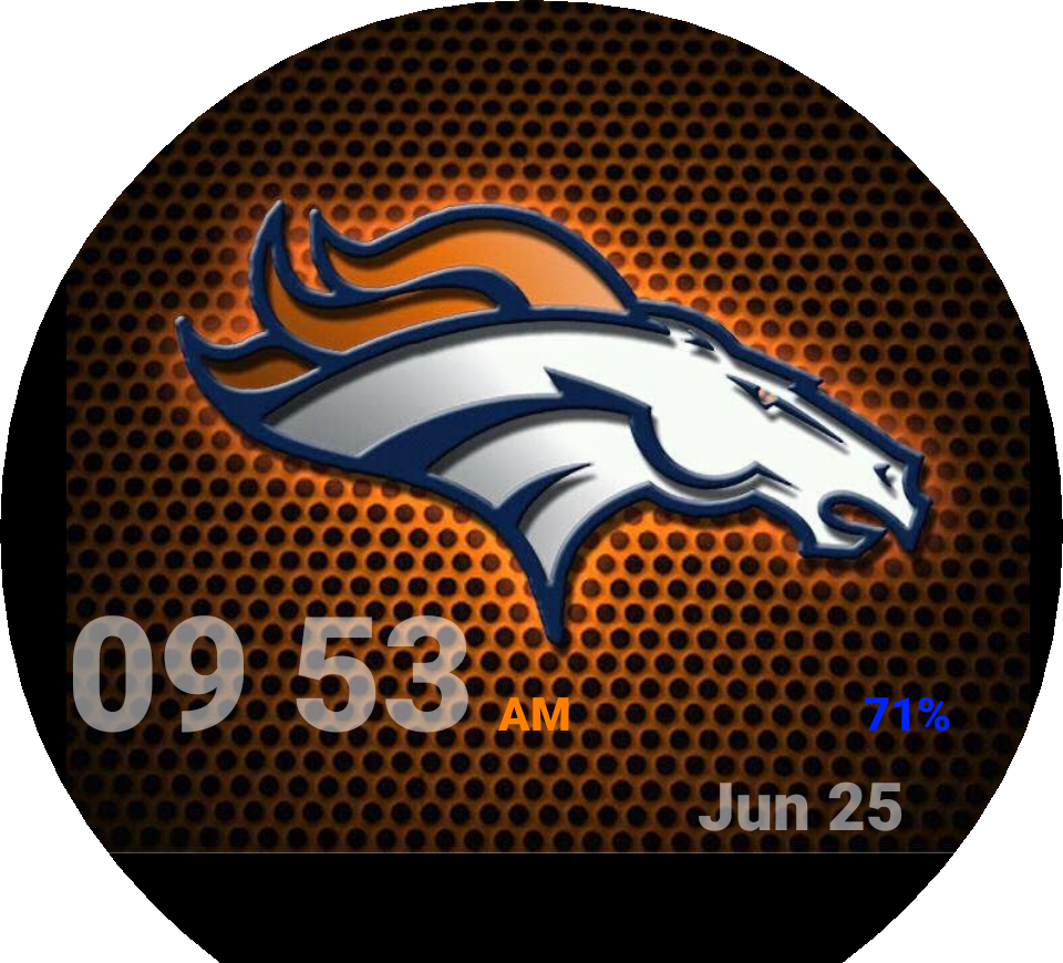 Download Broncos Watch Face Preview - Full Size PNG Image - PNGkit
