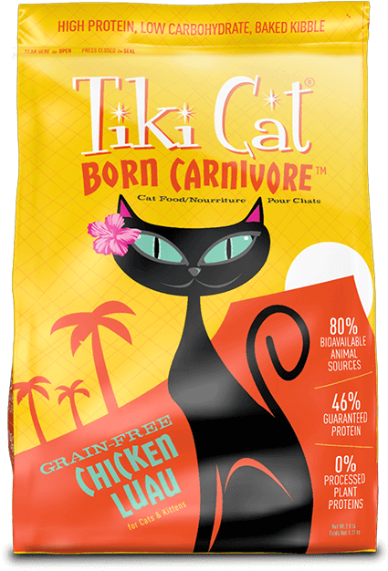 Download Lightbox - Tiki Cat Dry - Born Carnivore Chicken Luau Cat 2 ...