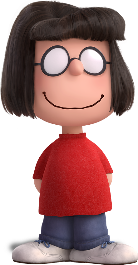 Download Peanuts Girl With Black Bun Clipart Png - Marcie Peanuts ...