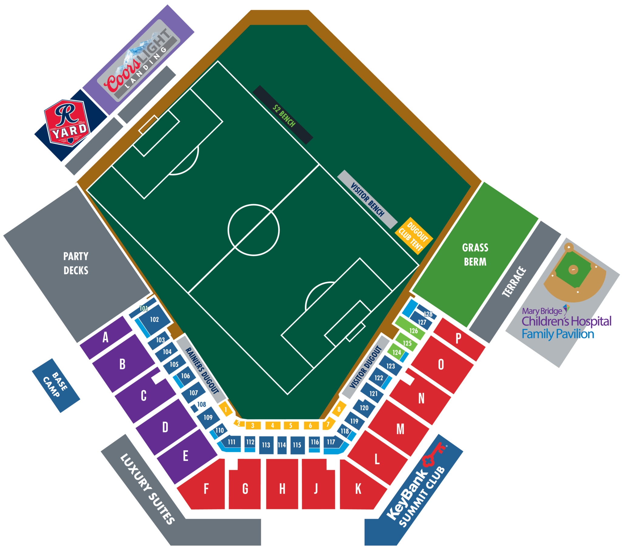 Download Seating Chart - Soccer-specific Stadium - Full Size PNG Image ...