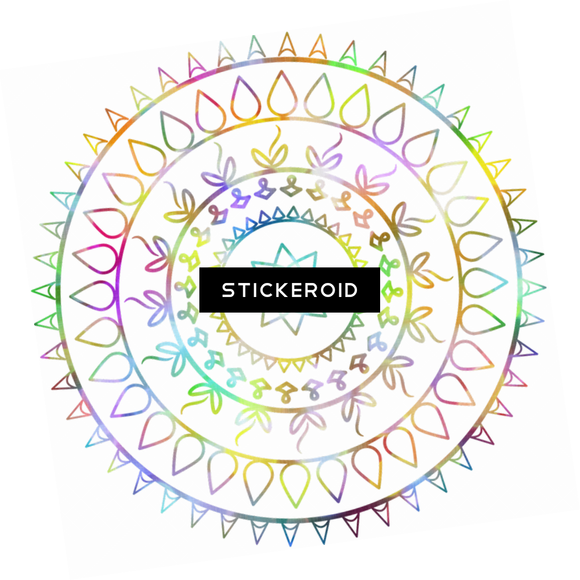 Download Hippie Overlay - Circle - Full Size PNG Image - PNGkit