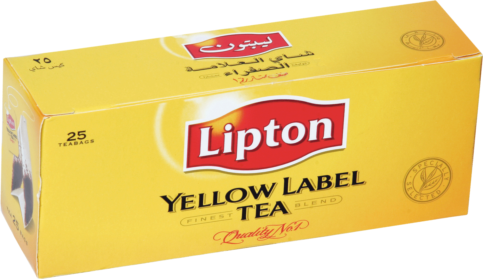 Download Transparent Lipton Tea 25 A - Lipton Yellow Label Tea Bags ...