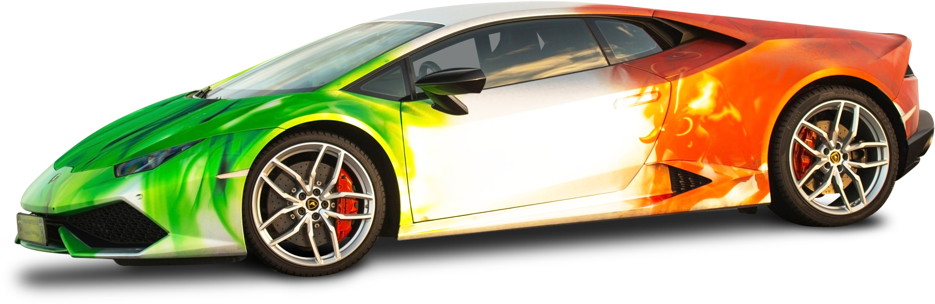 Download White And Red Lamborghini - Full Size PNG Image - PNGkit
