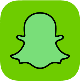 Download 19 Mar 2016 - Transparent Green Snapchat Logo - Full Size PNG ...