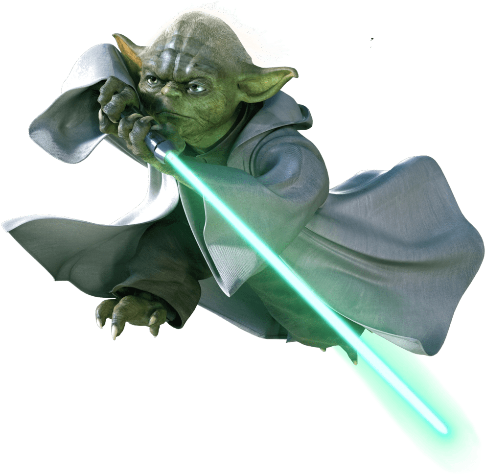 Download Yoda Flying Transparent Png - Star War Yoda Png - Full Size ...