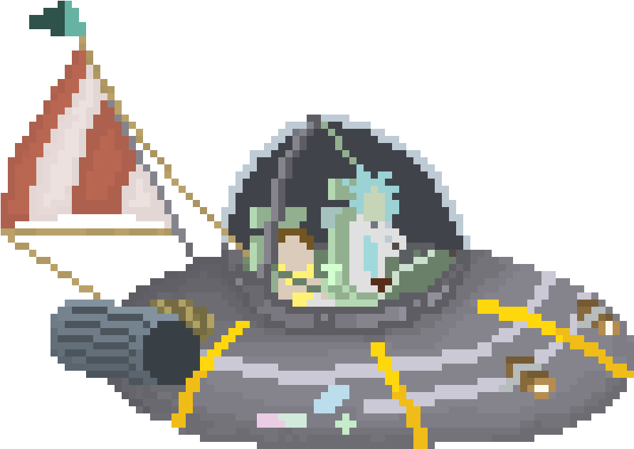 Download Rick And Morty Spaceship - Rick And Morty Ship Png - Full Size ...