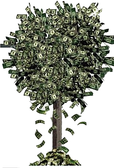 Download Money Tree Falling Money - Money Falling Off Trees - Full Size ...