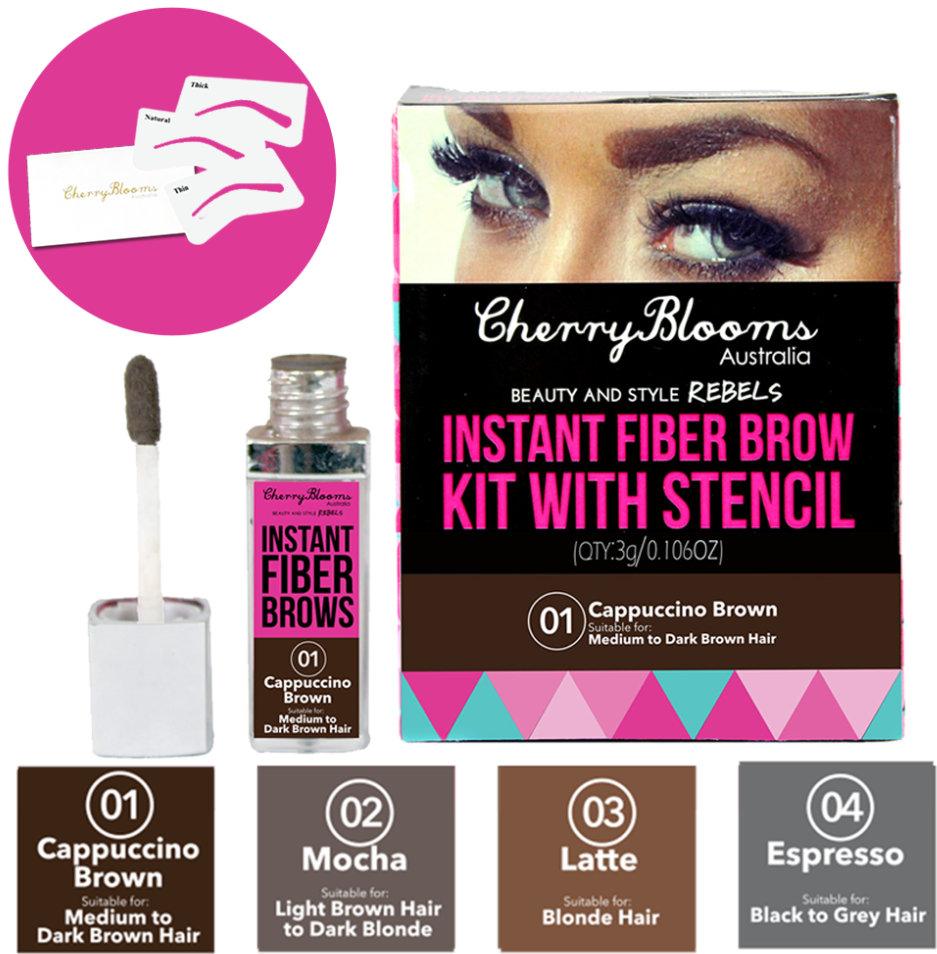 Download Image - Cherry Blooms Instant Fiber Brow, Brown - Full Size ...