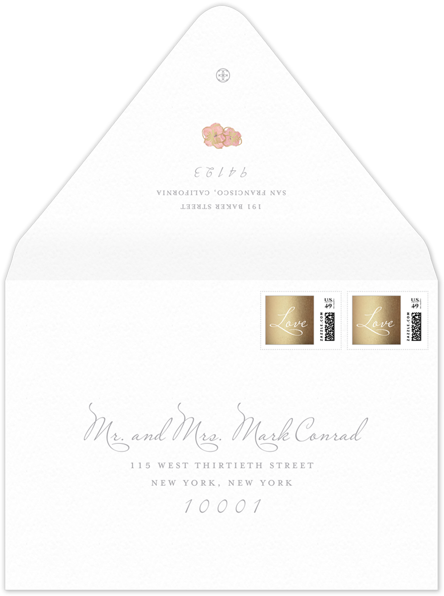 Download Watercolor Invitation Envelope - Envelope - Full Size PNG ...